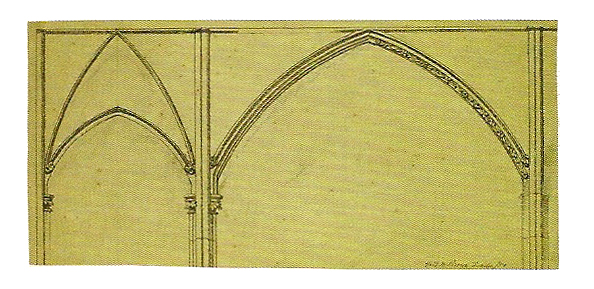A study for Wycliffe possibly showing part of original frame design ...
