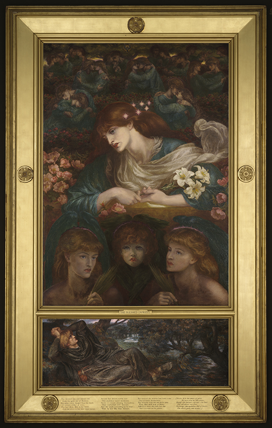 Rossetti The Blessed Damozel Fogg Art Museum Harvard | The Frame Blog
